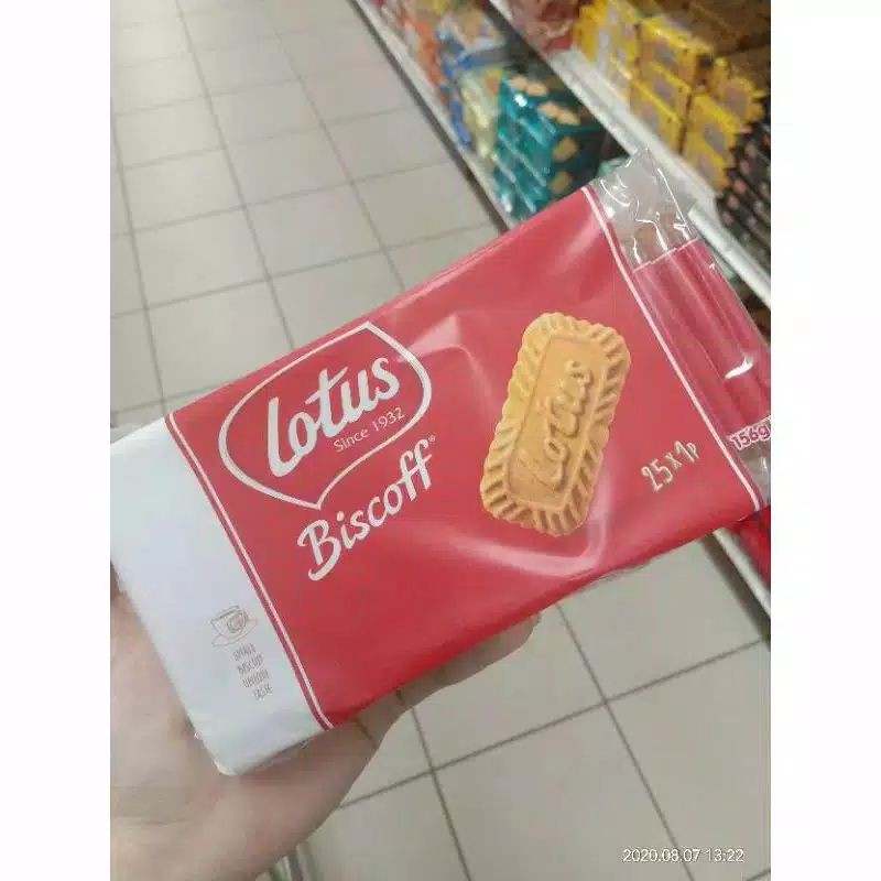 Jual LOTUS Biscoff Biscuit isi 156gr isi 25pc | Shopee Indonesia