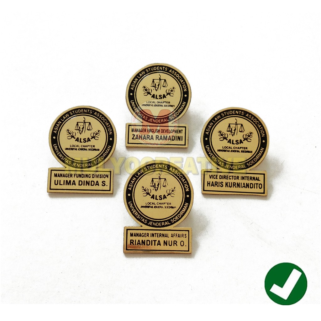 Jual Pin Asian Law Students Association - Lencana Pin ALSA Custom Murah ...
