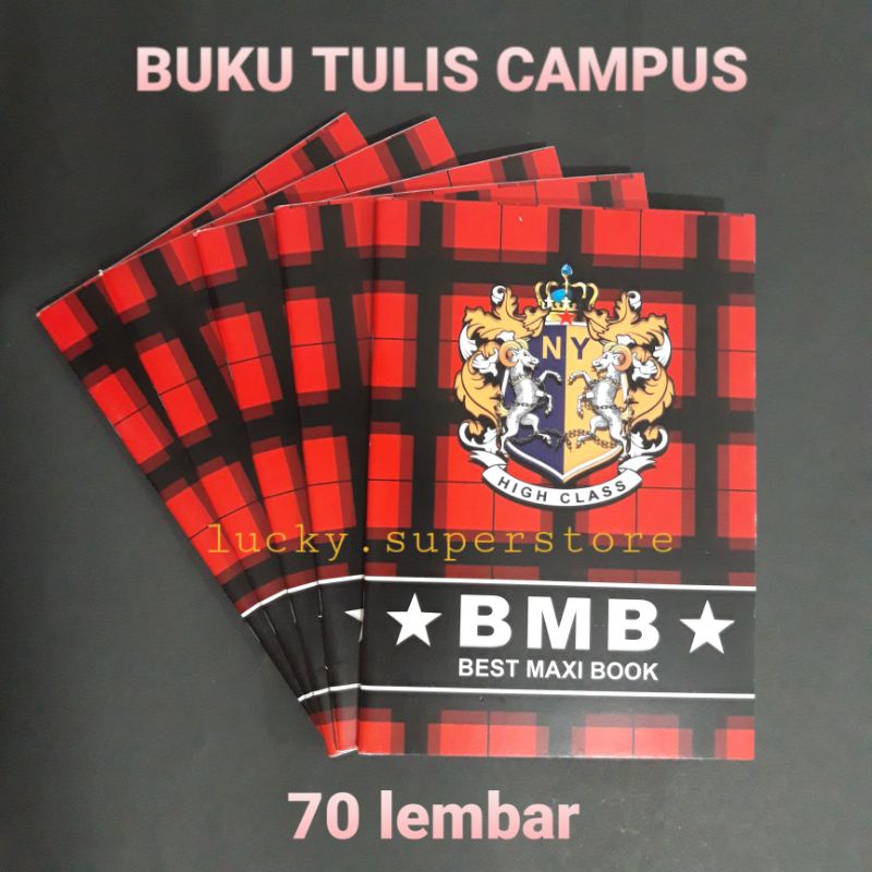 Jual BUKU TULIS 70 LEMBAR CAMPUS MAXI BOXY B5 BIG BOSS BMB | Shopee ...