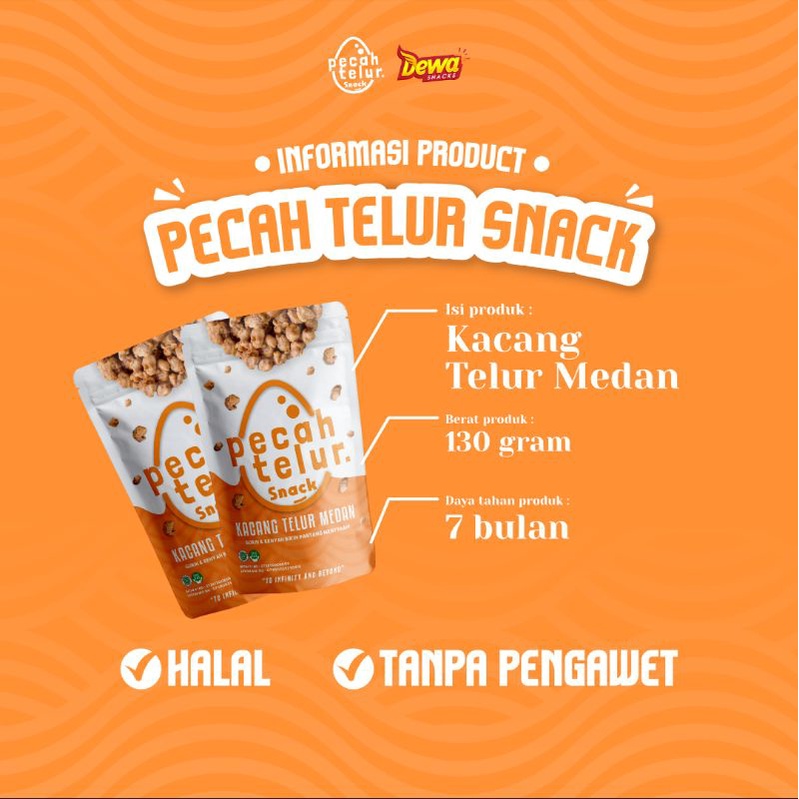 Jual Pecah Telur Snack kacang telur medan | Shopee Indonesia