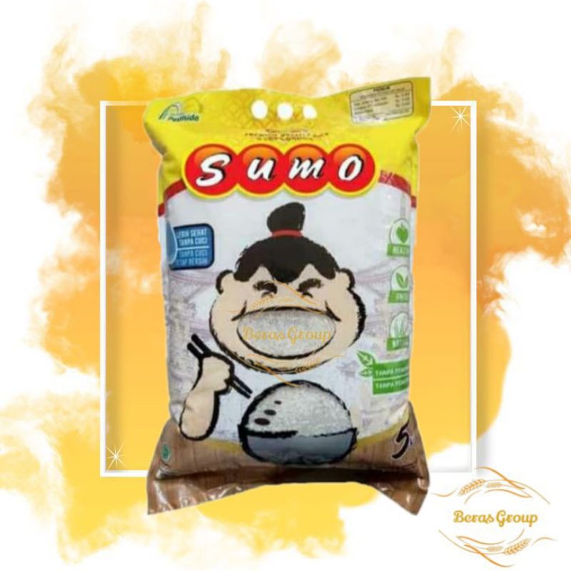 Jual BERAS SUMO KUNING 5KG- SUMO KUNING | Shopee Indonesia