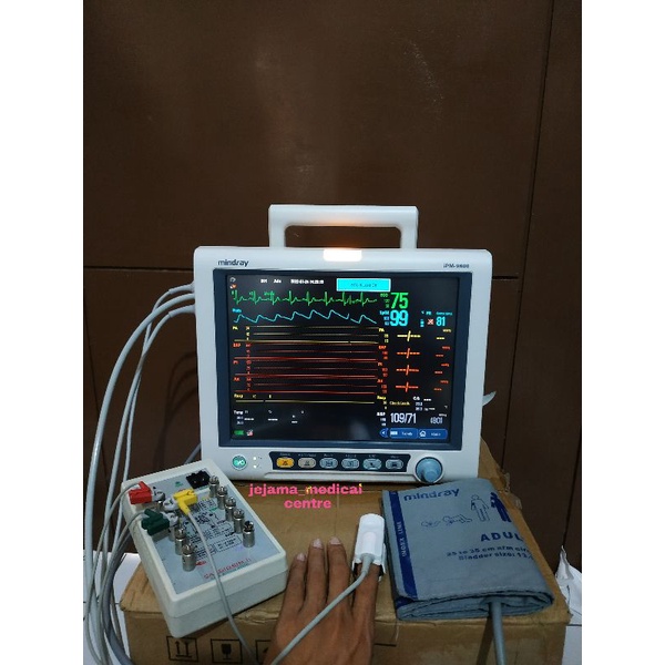 Jual pasien monitor merk mindray ipm-9800 touchscreen dan ...