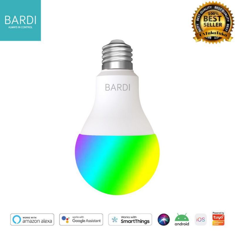Jual Lampu BARDI Smart LIGHT BULB RGBWW 12W Wifi Wireless IoT - Home ...