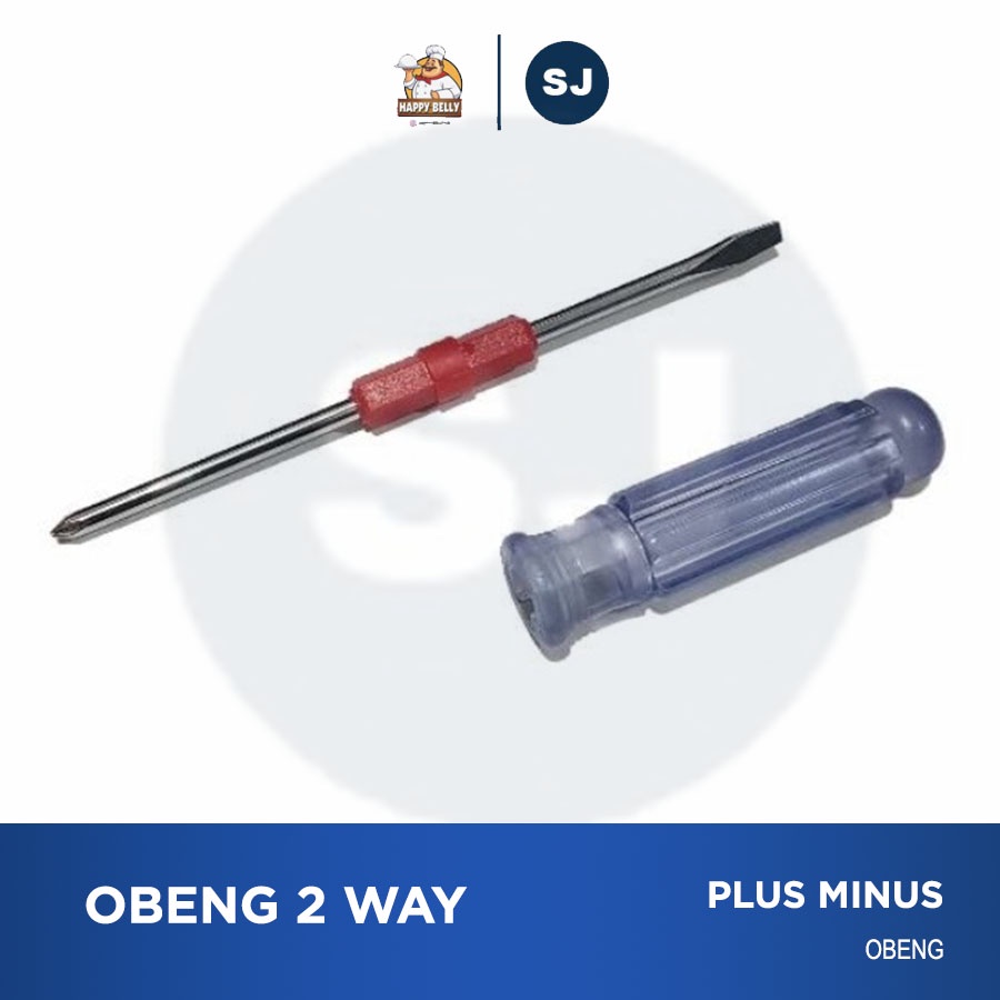 Jual Obeng 2 Way Timbal Balik Transparan Besar / Obeng Bunga / Obeng ...