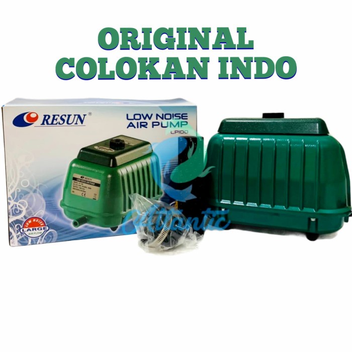 Jual RESUN LP 100 POMPA UDARA / AERATOR / AIR PUMP AQUARIUM KOLAM LP100 ...