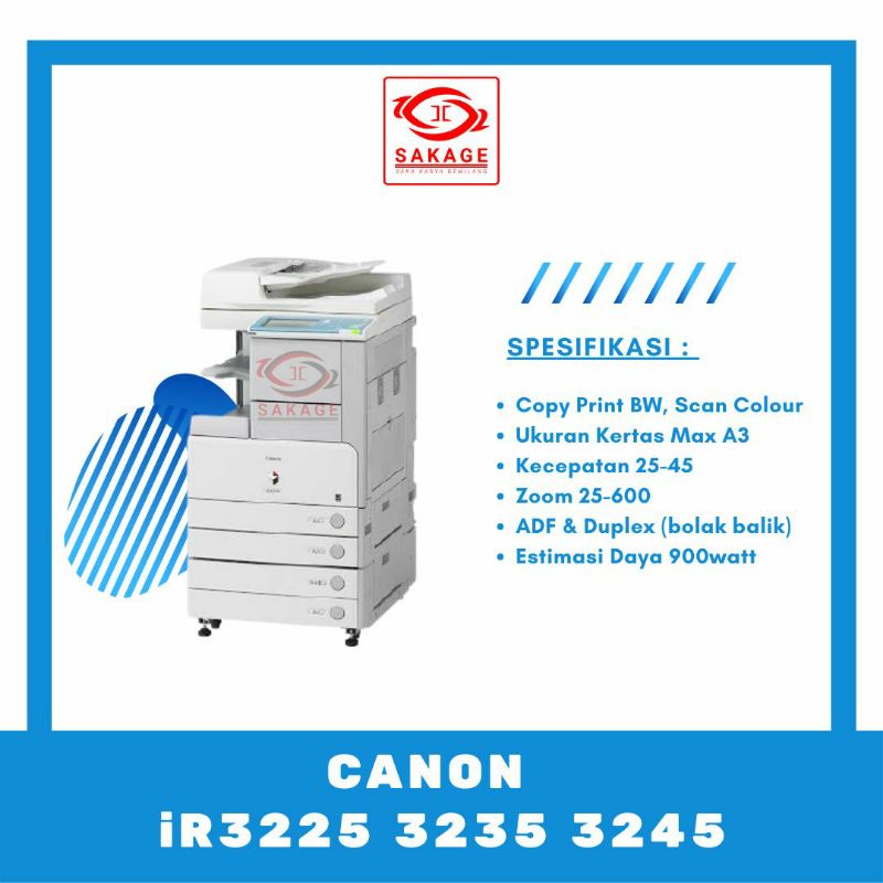 Jual Mesin Canon Fotocopy IR 3245 ( REKONDISI ) | Shopee Indonesia