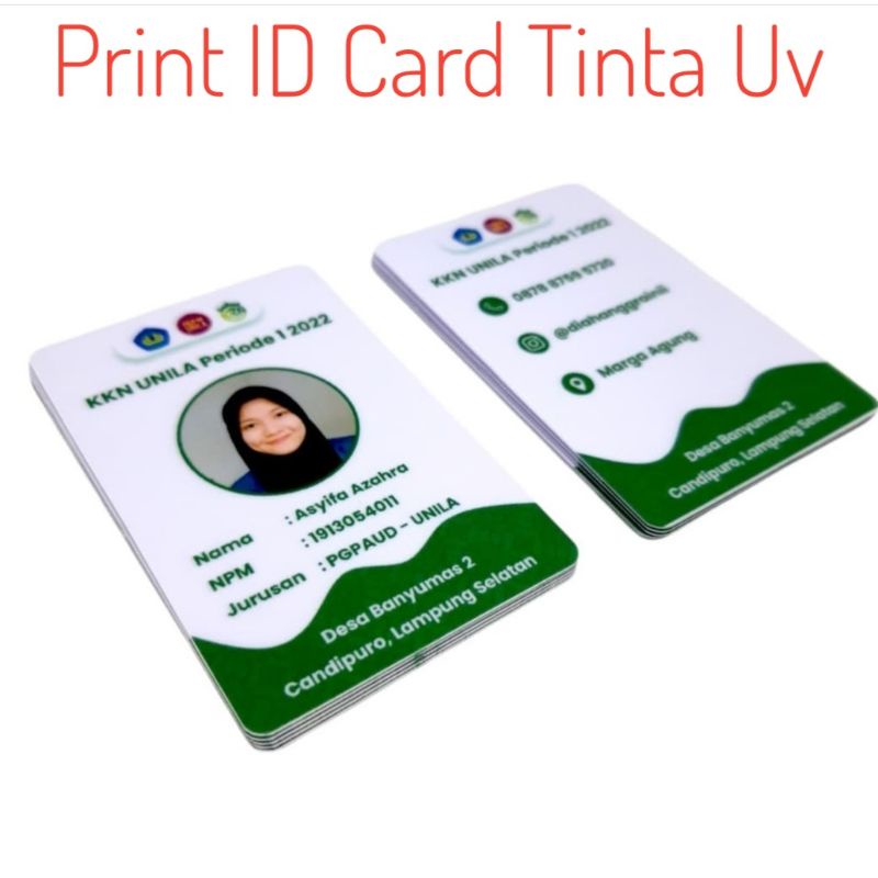 Jual Cetak Id card Print Tinta Uv | Shopee Indonesia