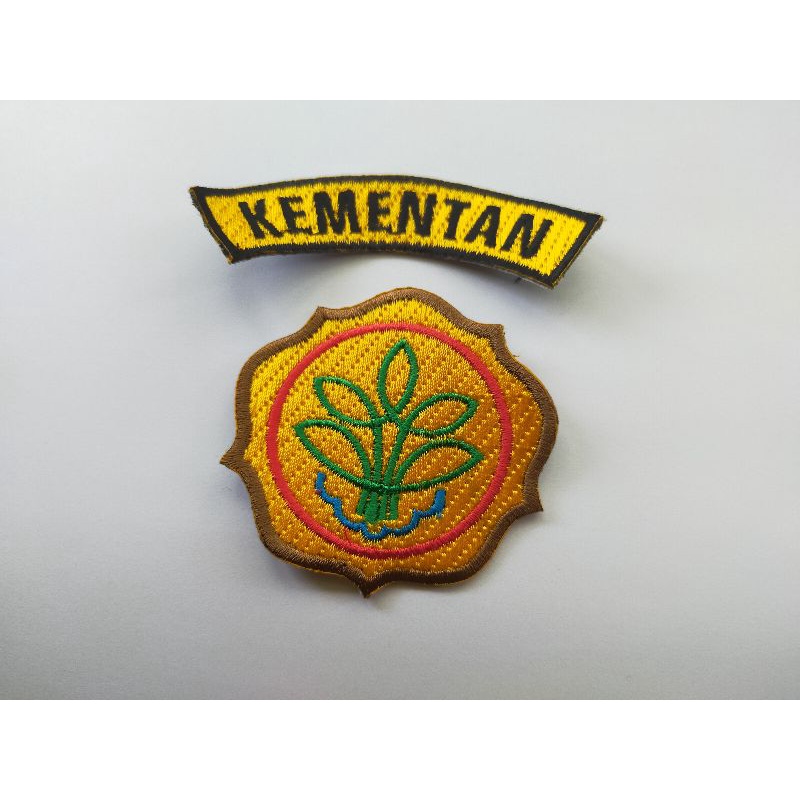 Jual LOGO KEMENTERIAN PERTANIAN SET BORDIR/ logo KEMENTAN | Shopee ...