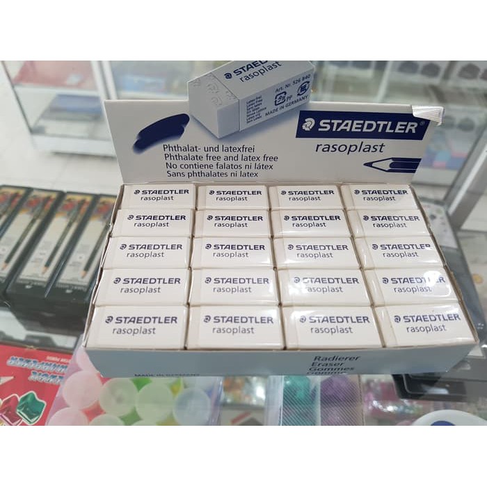 Jual Penghapus Staedtler 526 B40 (ISI 40) | Shopee Indonesia