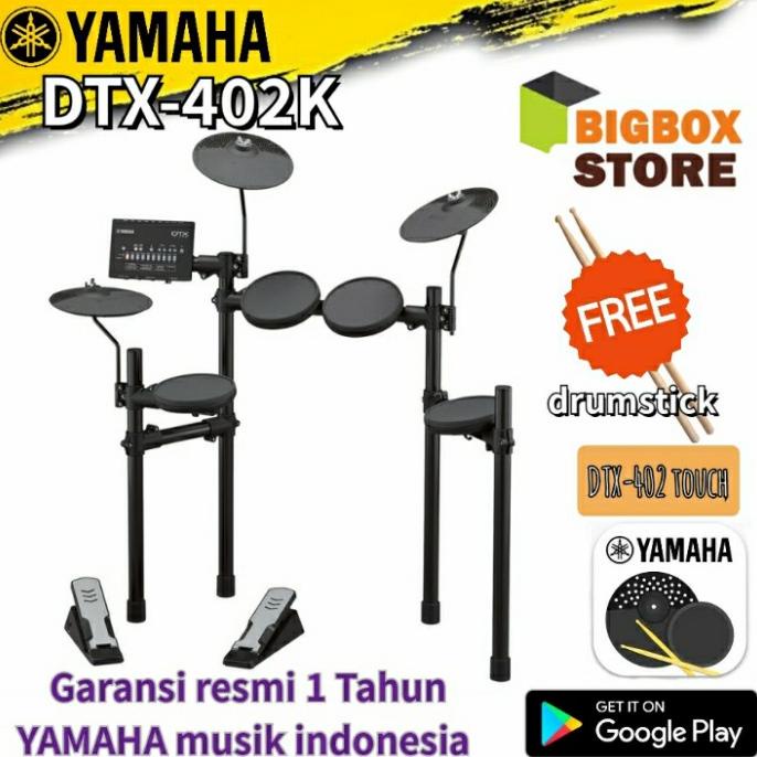 Jual Elektrik Drum Yamaha Dtx-402K / Dtx402K/ Dtx 402K / Dtx 402 ...
