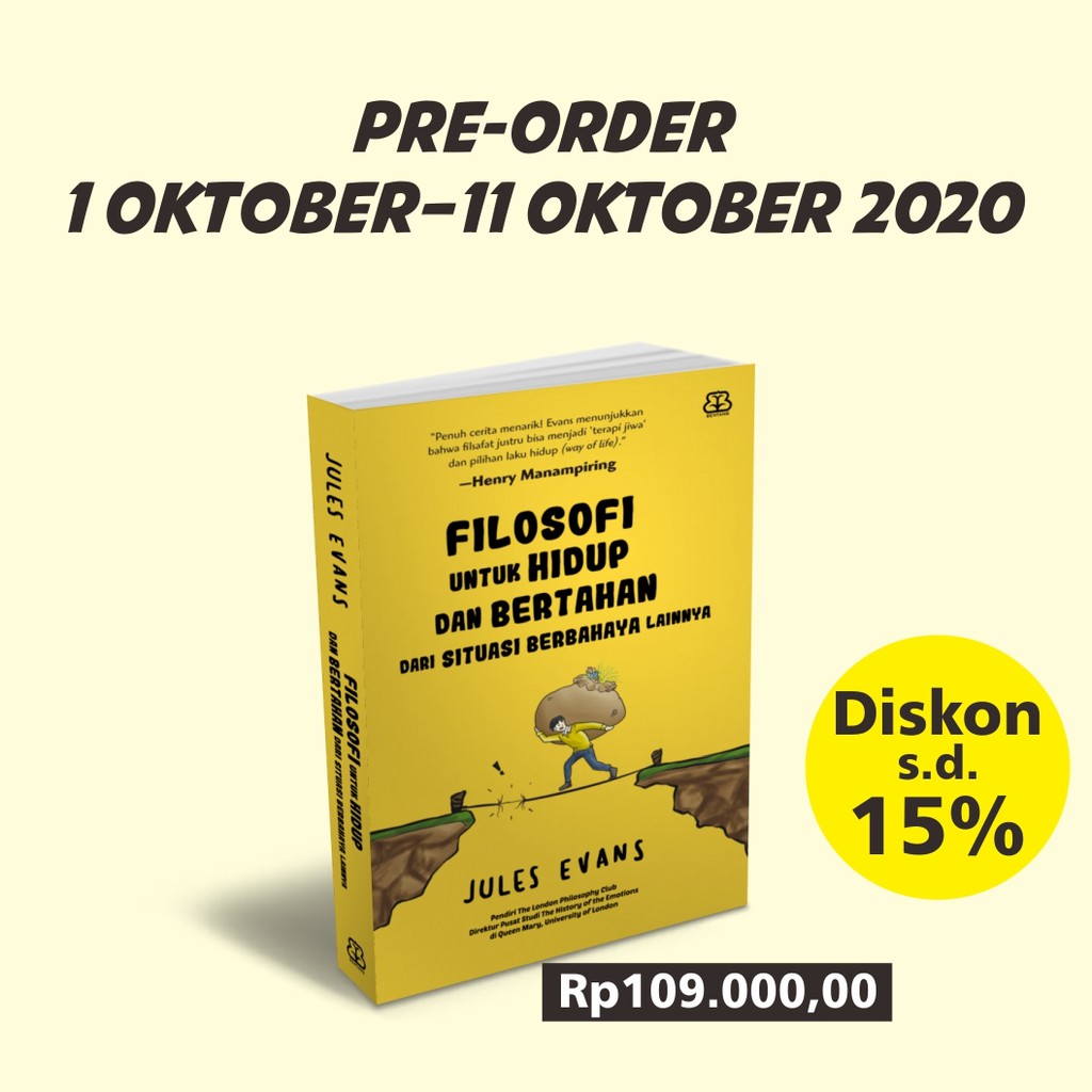 Jual [Mizan Yogyakarta] Filosofi untuk Hidup dan Bertahan dari Situasi Berbahaya Lainnya - Jules ...
