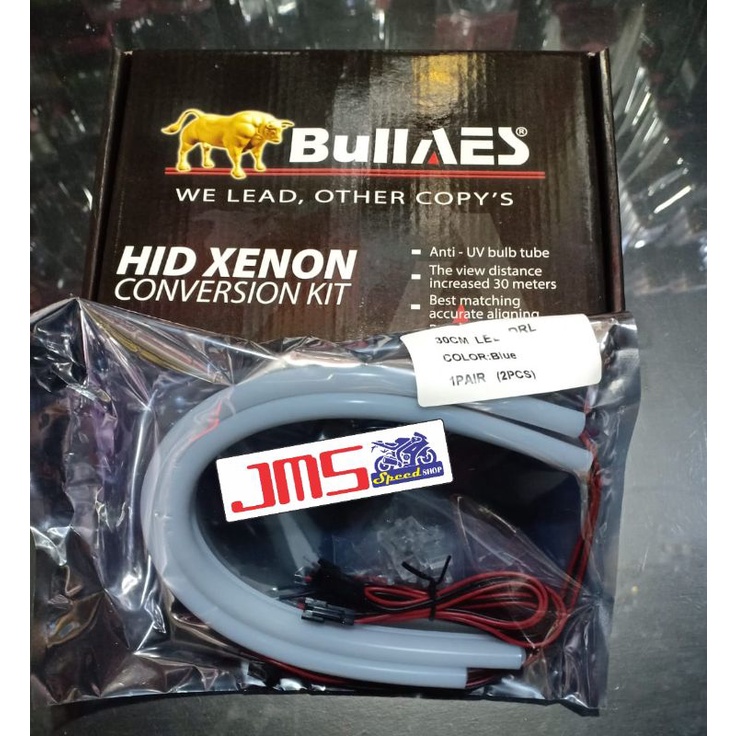 Jual lampu alis drl led bull aes ukuran 30/60 cm putih biru merah hijau ...