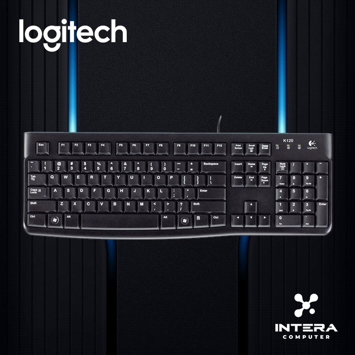 Jual Keyboard Logitech K120 USB - Keyboard USB Kabel Logitech Original ...