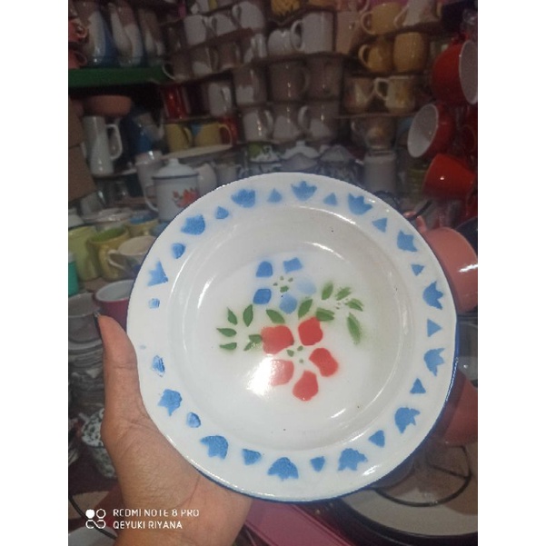 Jual piring enamel anti pecah jaman dulu | Shopee Indonesia