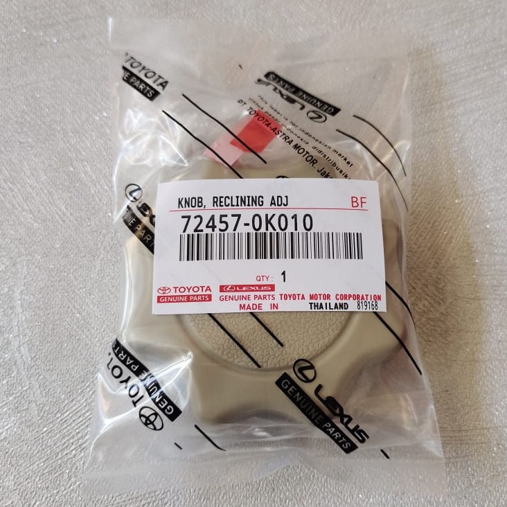 Jual SETELAN PUTARAN JOK HANDLE JOK BANGKU INNOVA FORTUNER (72457-0K010) | Shopee Indonesia