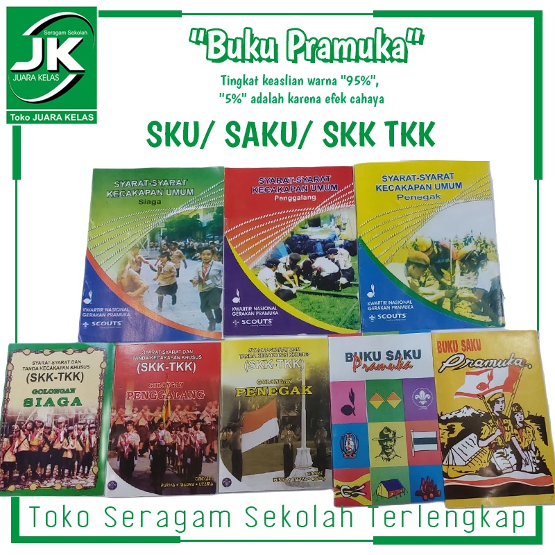 Jual [Toko Juara Kelas] BUKU PRAMUKA SKU/SAKU/SKK TKK Siaga/Penggalang/Penegak SD,SMP,SMA ...