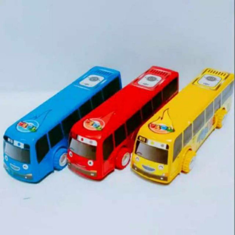 Jual Mainan Anak Mobil Pullback Bus Tayo Toya Panjang 19cm/ Mobil ...
