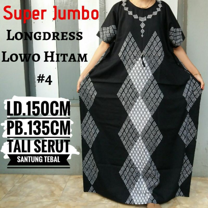 Jual daster jumbo kekinian lowo SUPER JUMBO LD 150cm muat BB 100kg kain ...