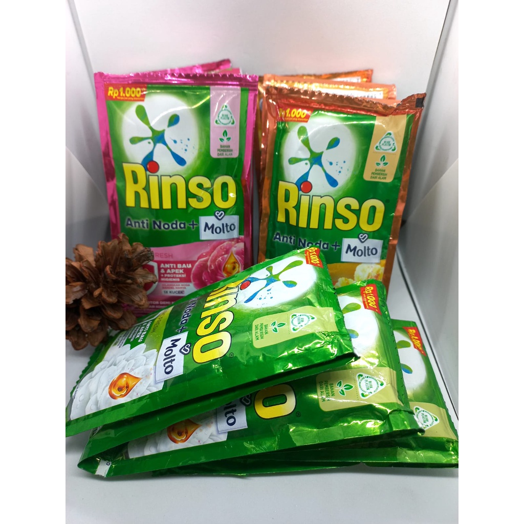 Jual Rinso Cair 38 ml 12 sachet | Shopee Indonesia