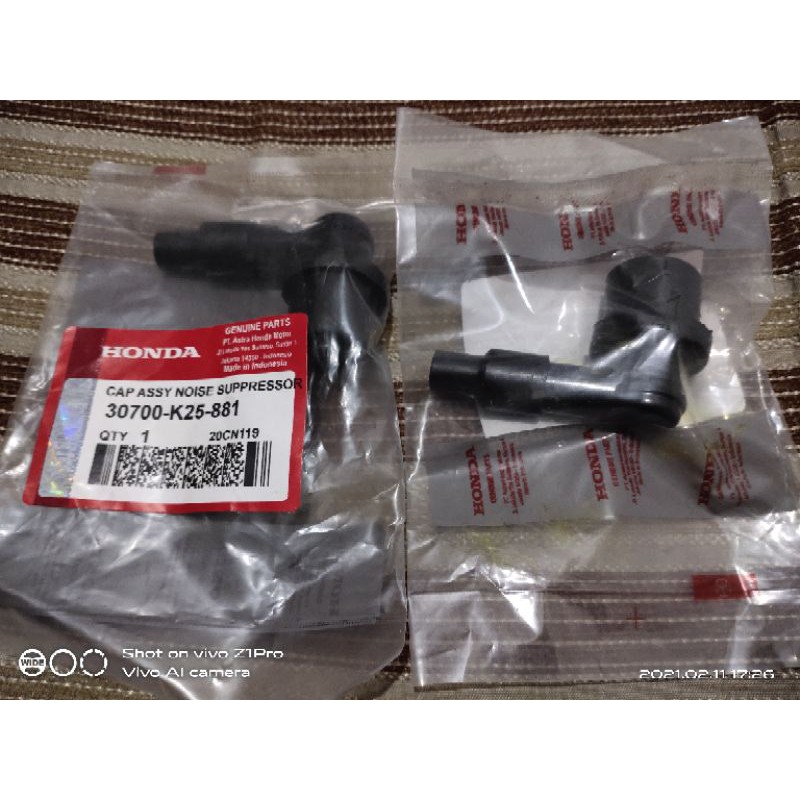 Jual Cap Assy Noise Cangklong Cop Kop Tutup Kepala Busi Honda Beat fi ...