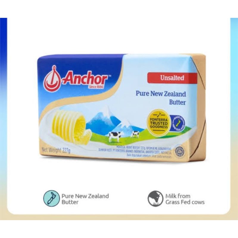 Jual unsalted anchor 227g | Shopee Indonesia