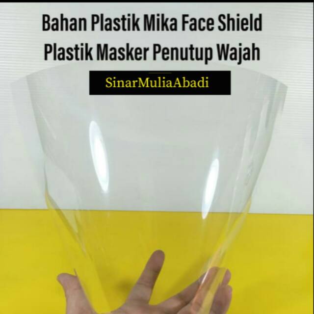 Jual Plastik Mika Bahan Material Masker Wajah Face Shield / 10 lembar ...
