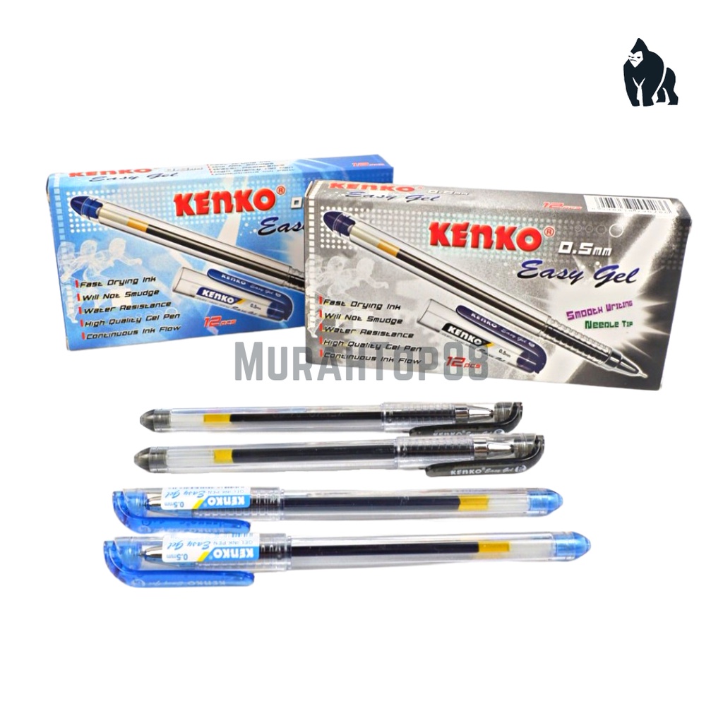 Jual Pulpen Easy Gel Kenko 0.5 mm / Ballpoint Lancip Bolpen Tajam Pena Grosir [PER LUSIN ...