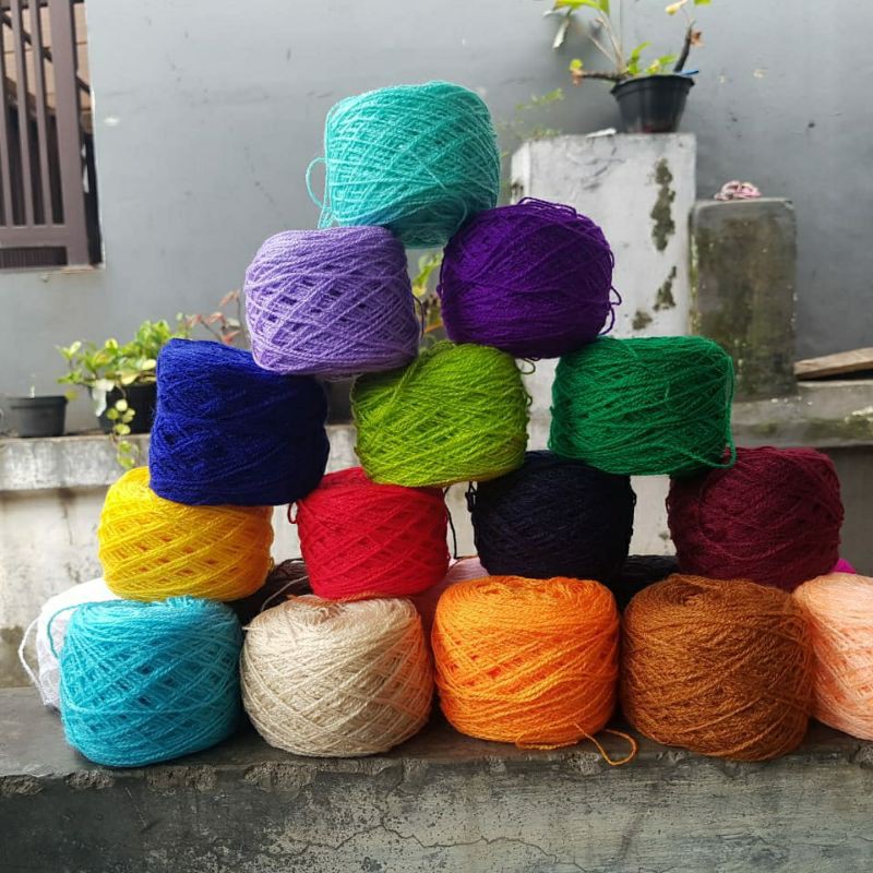 Jual benang wol rol besar | Shopee Indonesia