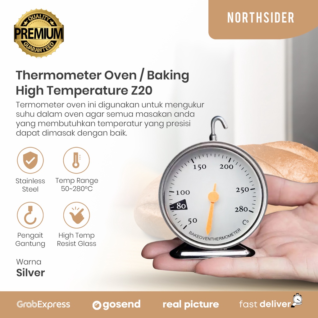 Jual Thermometer oven high temperature baking termometer Z20 | Shopee ...