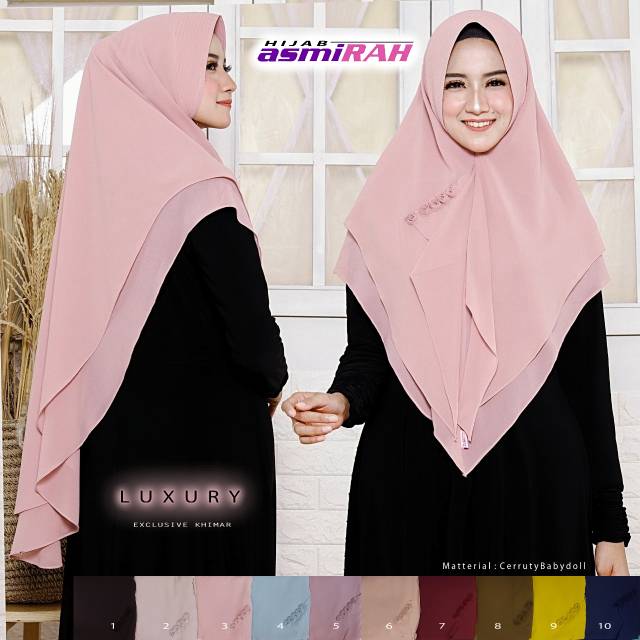 Jual Luxury jilbab terbaru terkini jilban cantik elegant | Shopee Indonesia