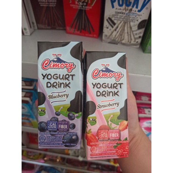 Jual Cimory Yogurt Drink Strawberry Blueberry 200ml | Shopee Indonesia