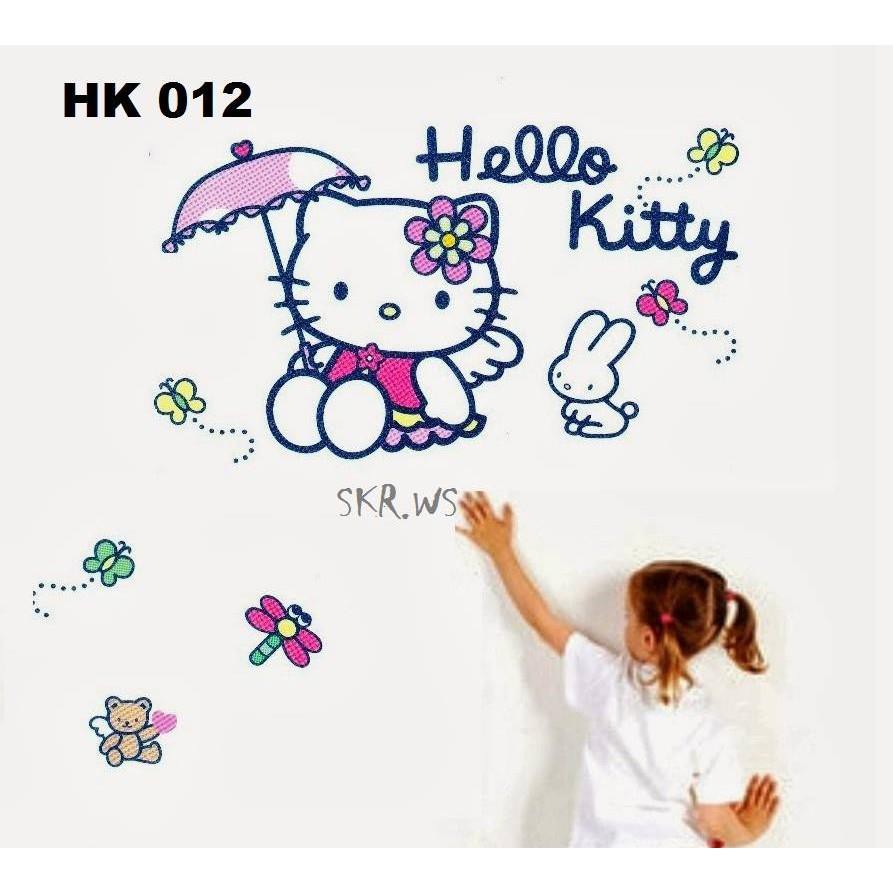 Jual GM - STIKER DINDING HELLO KITTY STIKER HELLO KITTY WALLSTICKER ...