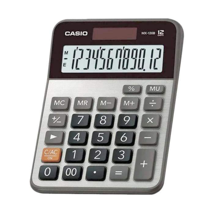 Jual KALKULATOR CASIO MX 120B ORIGINAL - 12 DIGIT - 2 POWER - LARGE ...
