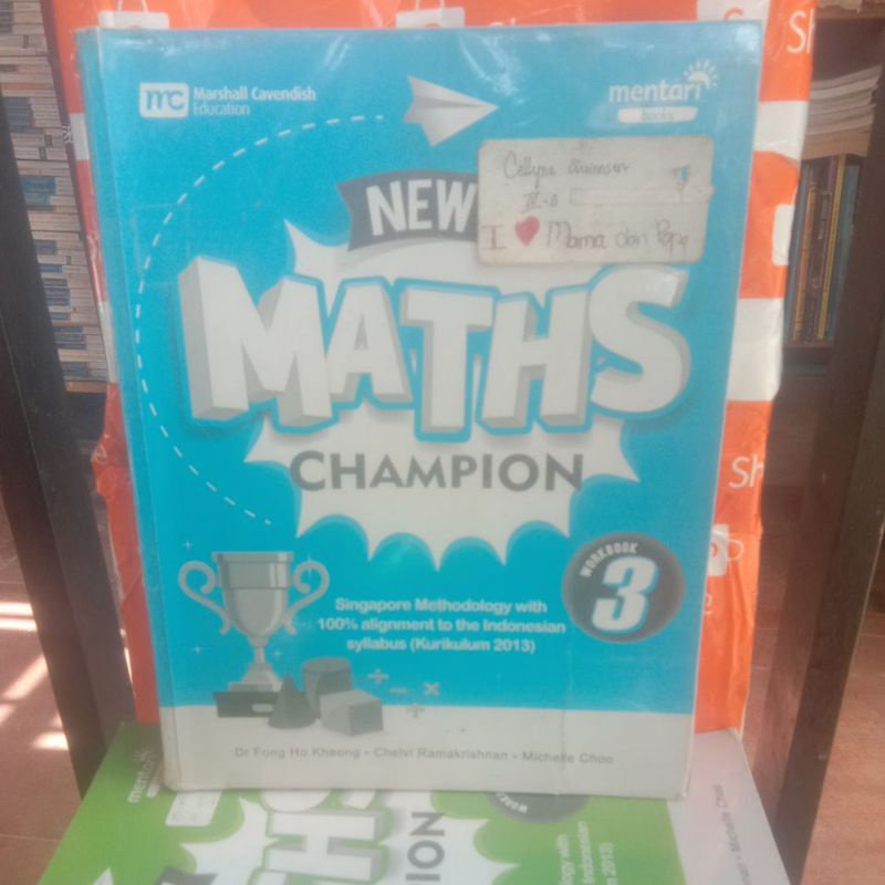 Jual buku new maths champion workbook 3 mentari books | Shopee Indonesia