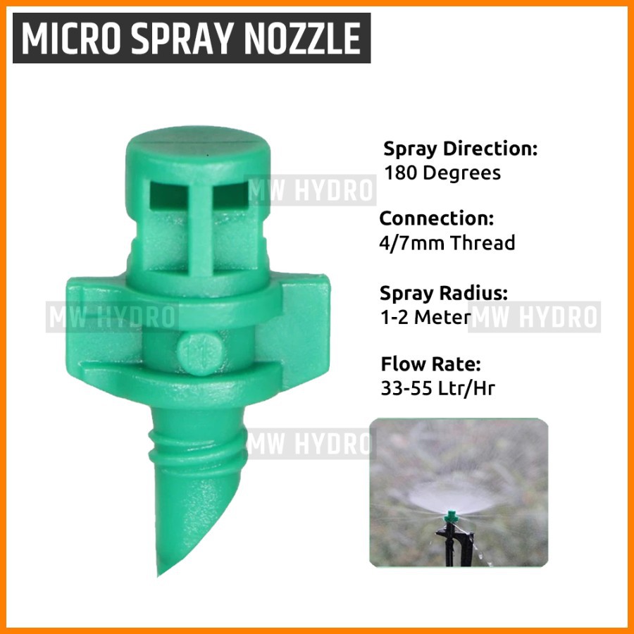 Jual Micro Jet Sprayer Nozzle - Aeroponik / Hidroponik / Irigasi ...