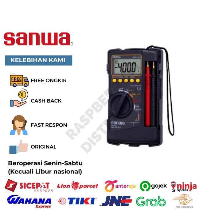 Jual Digital Multimeter Sanwa Cd800A | Shopee Indonesia