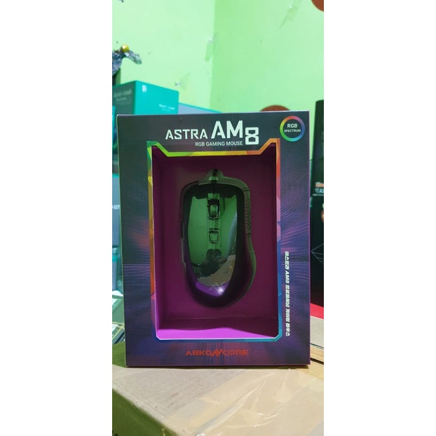 Jual ABKONCORE MOUSE ASTRA AM8 - RGB Gaming Mouse | Shopee Indonesia