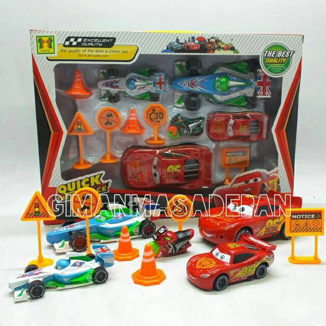 Jual MOBIL MC QUIN SET RAMBU - RAMBU / MAINAN MOBIL + RAMBU - RAMBU ...