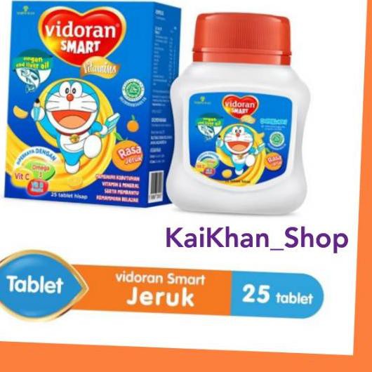Jual Hot Sale Vidoran Smart Tablet Orange / Strawberry Multivitamin ...