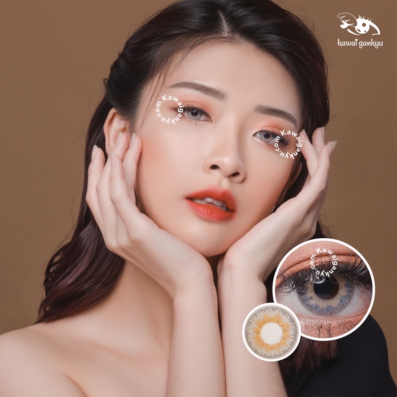 Jual KawaiGankyu Softlens - Princess Rona Gray (1botol/SETENGAH PASANG ...