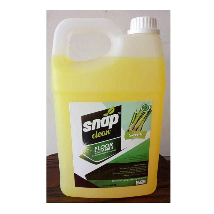Jual SABUN LANTAI LITERAN / KARBOL PEWANGI LANTAI SNAP CLEAN 4 LT ...