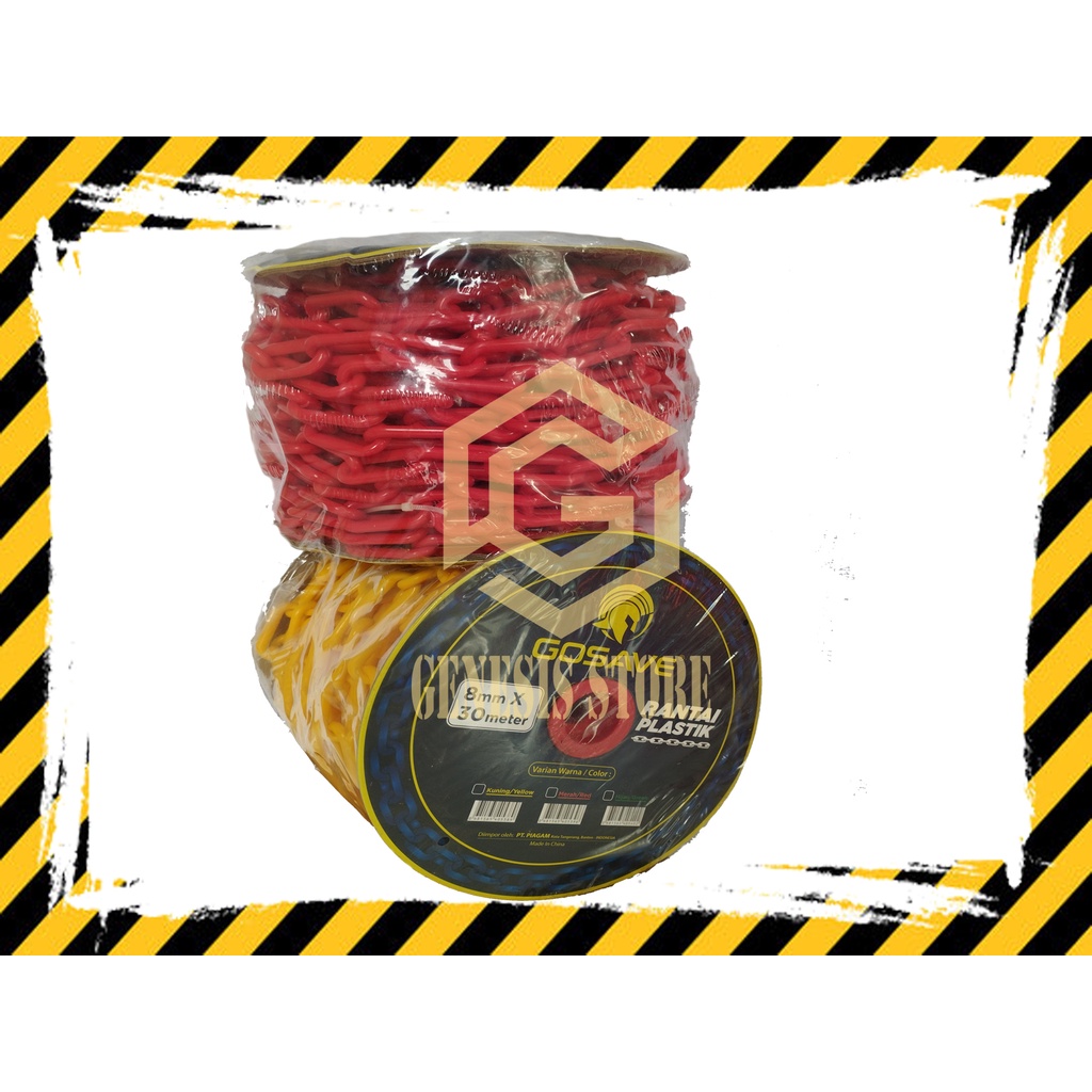 Jual RANTAI CONE TALI RANTAI PLASTIK PENGHUBUNG TRAFFIC CONE SAFETY ...