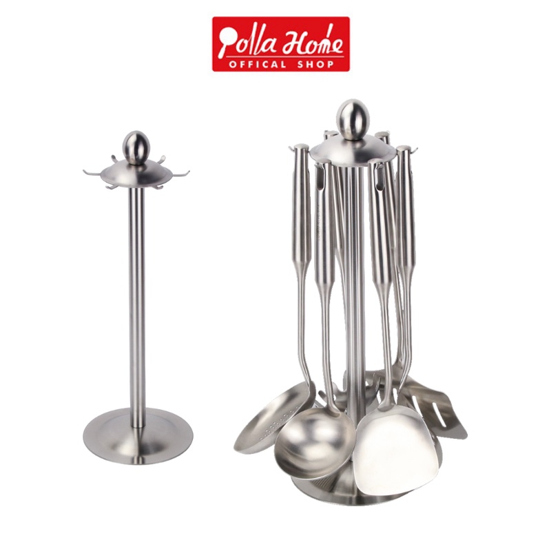 Jual OllaHom Gantungan Spatula Putar - Spatula Stand Holder Stainless ...