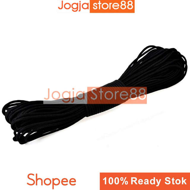 Jual Tali Paracord Camping Adventure 7 Core 31 Meter - SS01 - Black ...