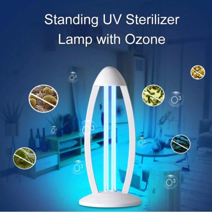Jual UV Sterilizer Ruangan UVC Ozone Lampu Disinfektion Lampu Sterilisasi Room Portable 38 W ...