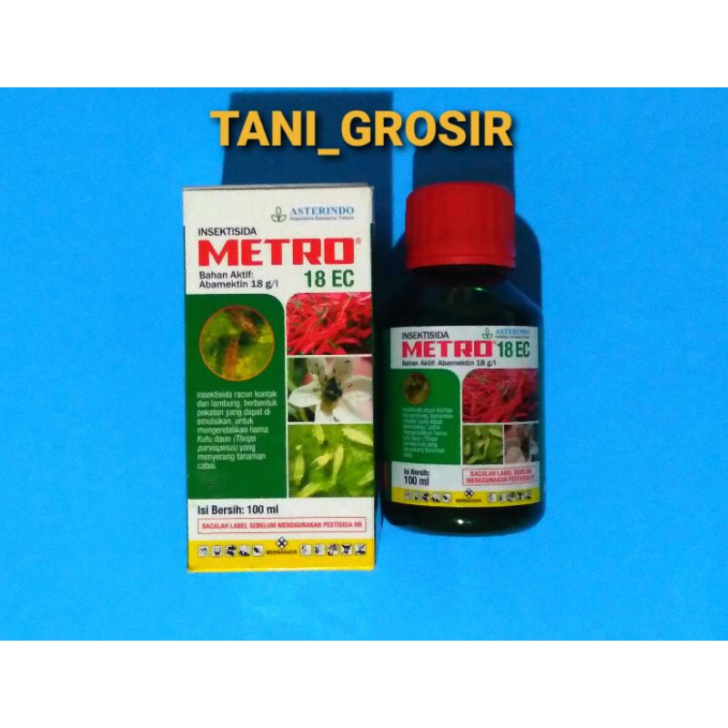 Jual Insektisida Metro 18 EC 100ml 100%ORIGINAL Seperti DEMOLISH 18 EC ...