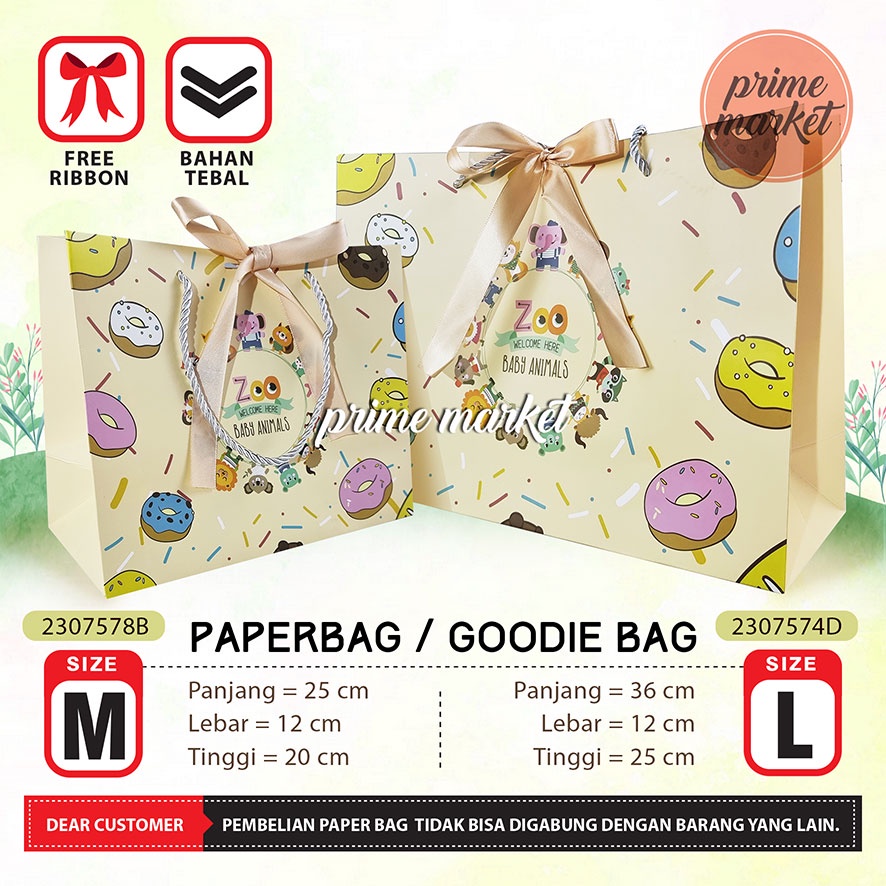 Jual Paper Bag Kado Goodie Bag Ulang Tahun Anak PaperBag Ulang Tahun ...