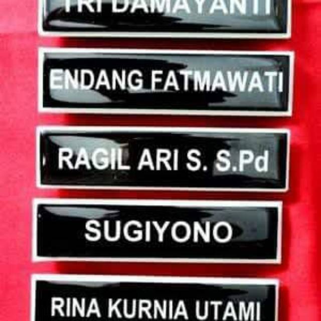 Jual NAME TAG/PAPAN NAMA | Shopee Indonesia