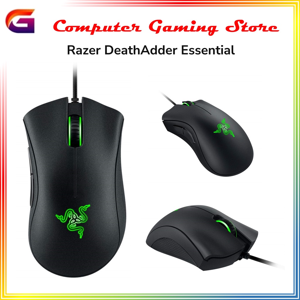 Jual Razer DeathAdder Essential gaming mouse ORIGINAL | Shopee Indonesia