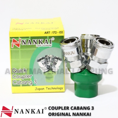 Jual QUICK COUPLER CABANG 3 172-02 NANKAI ORIGINAL / COUPLER COPRESOR ...